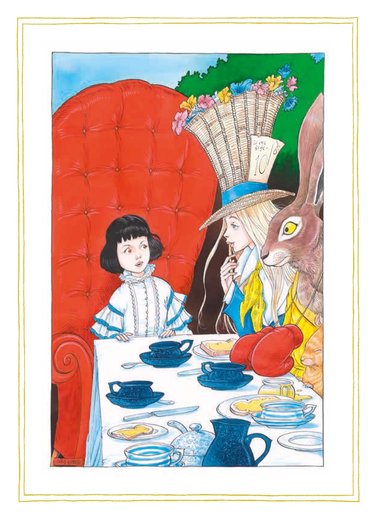 Chris Riddell – The "Draw Me" Alice Blog